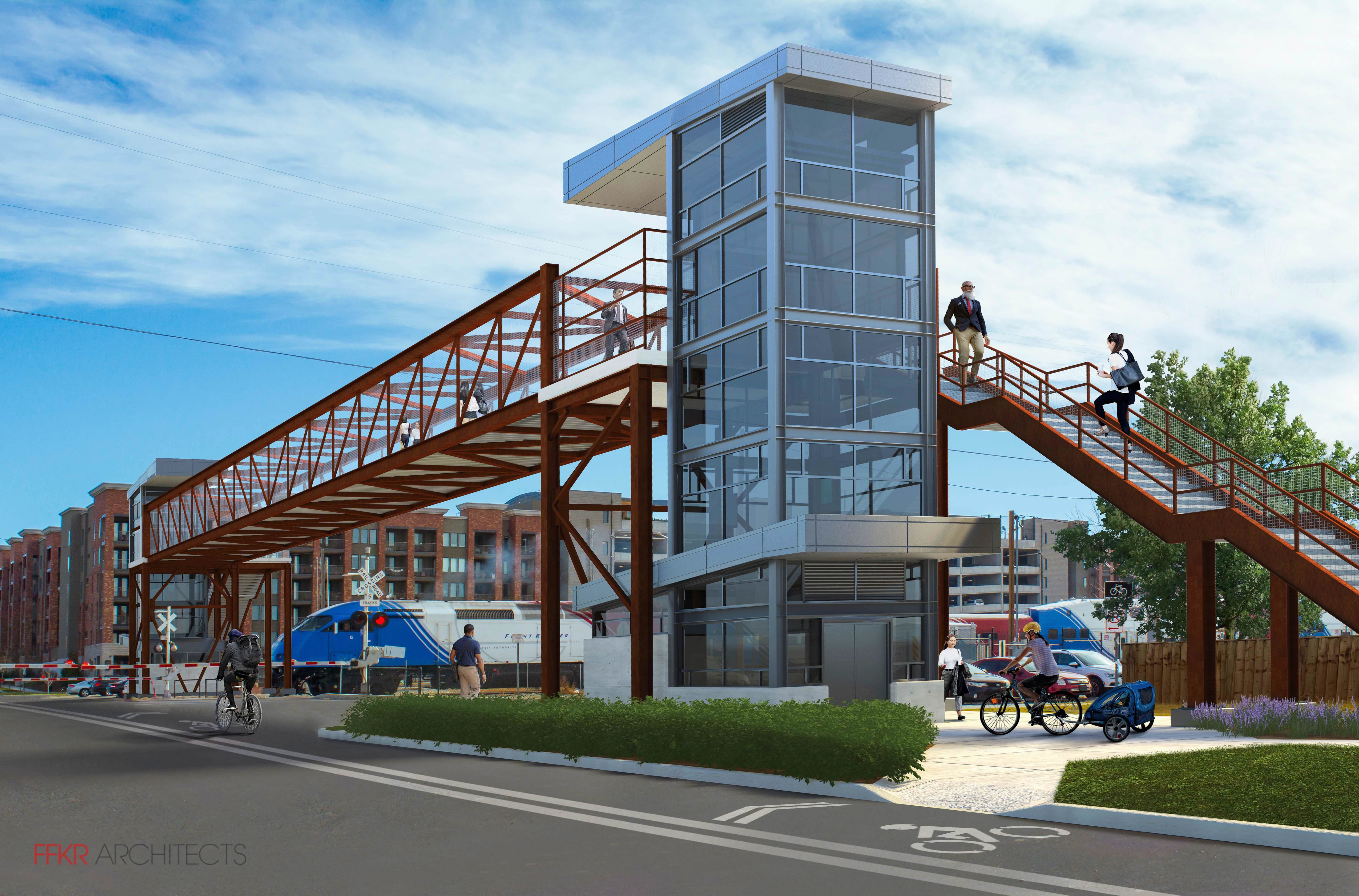 UTA Set for Ribbon-Cutting at 300 North Pedestrian Bridge